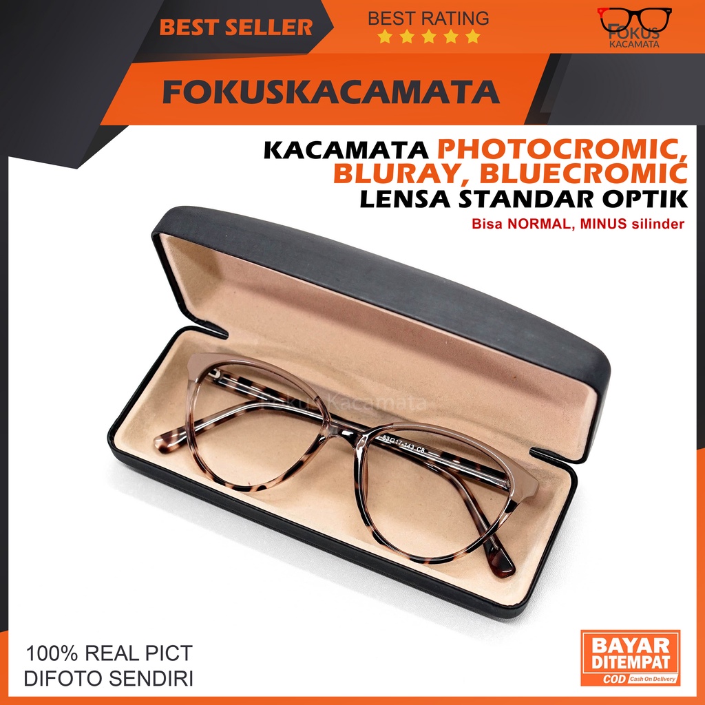 Jual Kacamata Lensa Photocromic, Bluray, Bluecromic Standar OPTIK bisa ...
