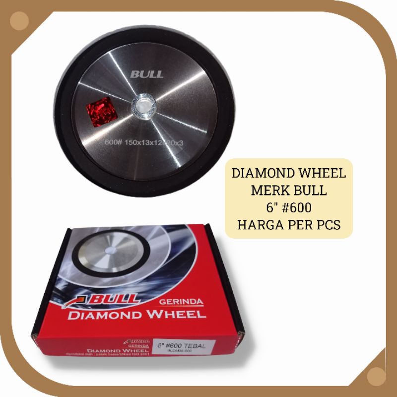 Jual Diamond Grinding Wheel asahan tct 6 inch grit 600 bull tebal ...