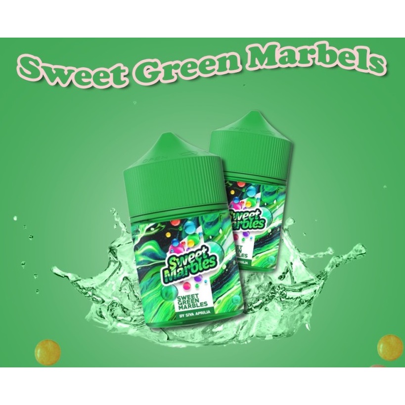 Jual Sweet Marbles Green V1 60ML by Siva Aprillia x Vape Packers ...