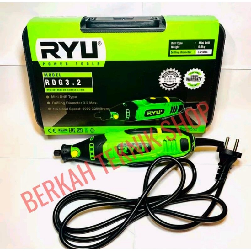 Jual Mesin tuner RYU mini drill die grinder porting ukir bor botol ...