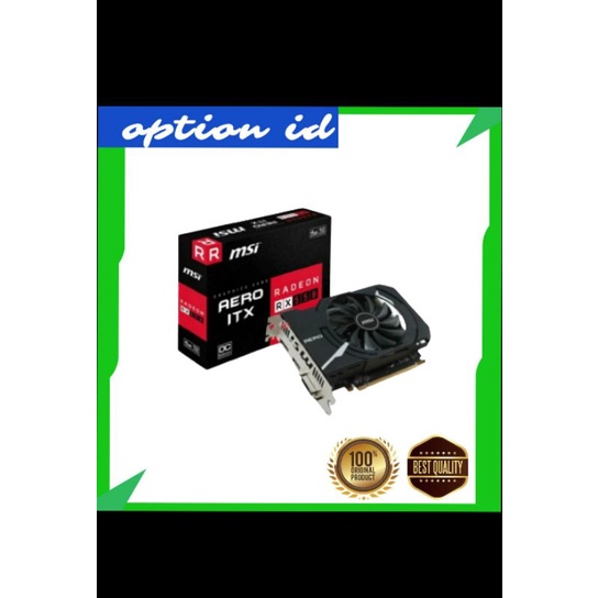 Jual VGA MSI AMD Radeon RX 550 AERO ITX 4G OC | RX550 4GB GDDR5 ...