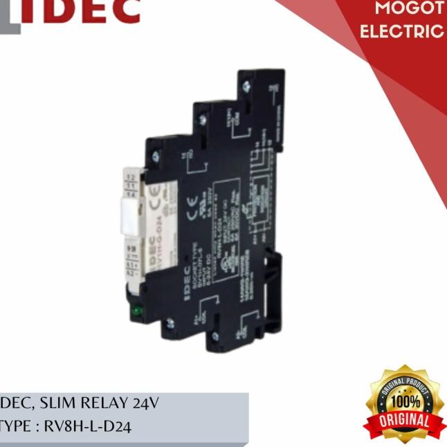 Jual Slim Relay IDEC 24VDC RV8H-L-D24 | Shopee Indonesia