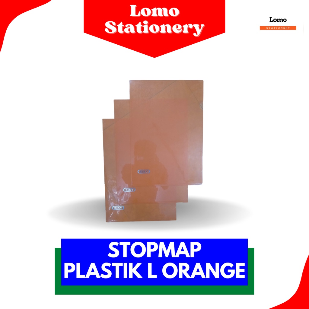 Jual Stopmap Plastik L Transparan Kiky | Shopee Indonesia
