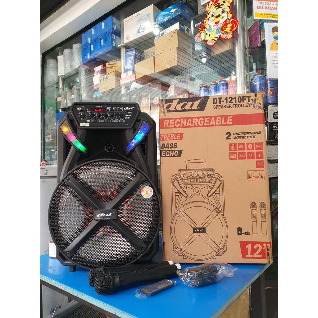 Jual DAT SPEAKER WIRELESS 12" DT-1210FT | Shopee Indonesia