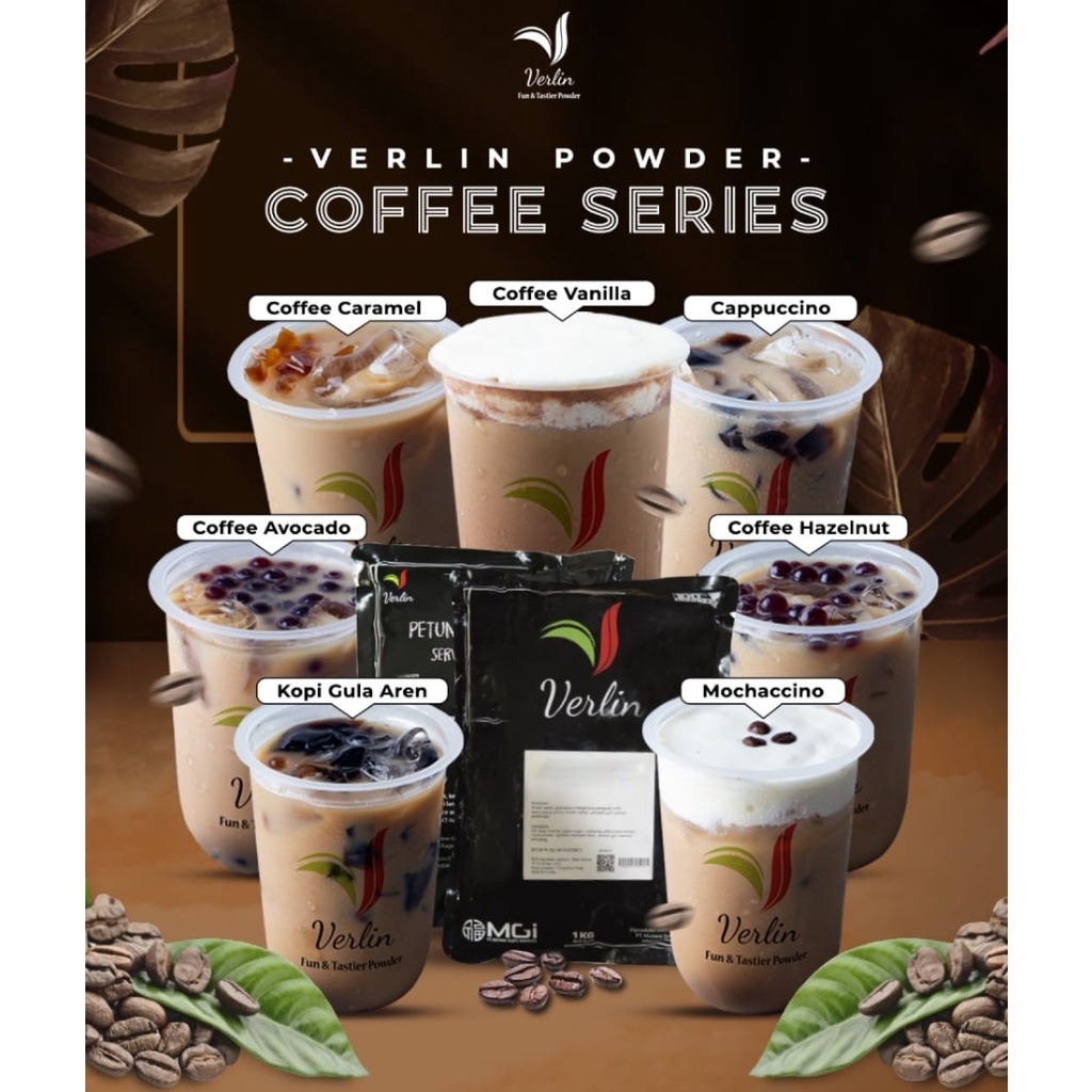 Jual Verlin Powder Drink "Coffee Series" 1kg | Shopee Indonesia