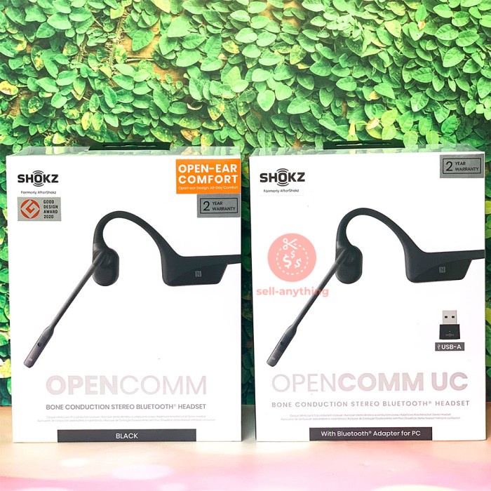 Jual Aftershokz OpenComm Wireless Bone Conduction Headphones | Shopee ...
