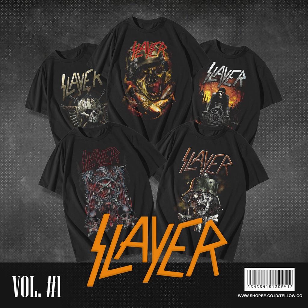 Jual Tshirt Merchandise Kaos Band - Slayer | Shopee Indonesia