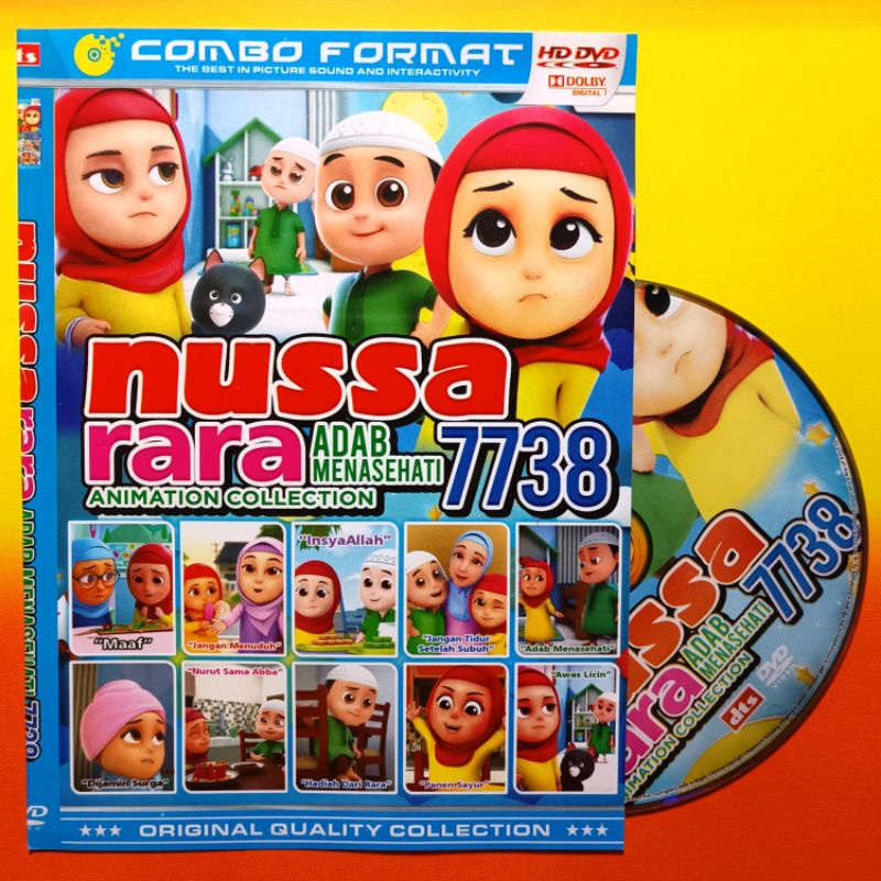 Jual KASET FILM KARTUN ANAK KOLEKSI NUSSA & RARA 7738 TERBARU. | Shopee Indonesia