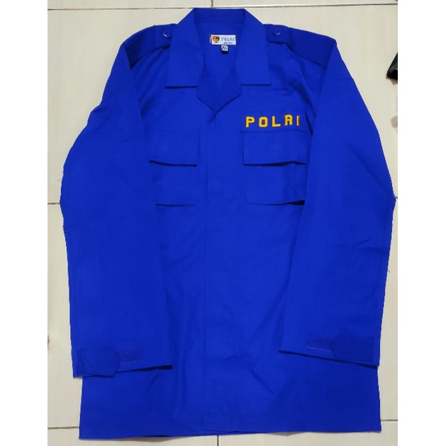 Jual BAJU PDL BIRU POLAIR - PEMADAM - DAMKAR - AIRUD | Shopee Indonesia
