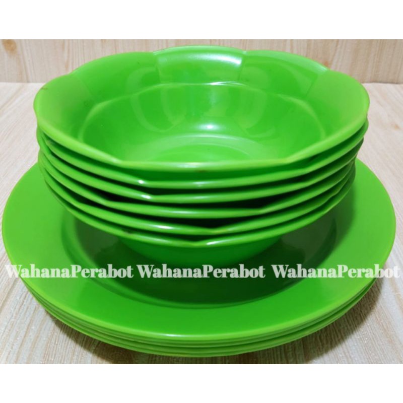 Jual piring makan /piring dan mangkok /paket hemat piring dan mangkok ...