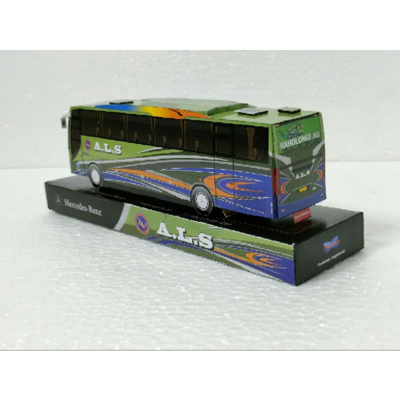 Jual MINIATUR BUS BIS ALS PT ANTAR LINTAS SUMATERA 220 HAHOLONGI AU SEMONGKO PAPERCRAFT PAPERBUS ...