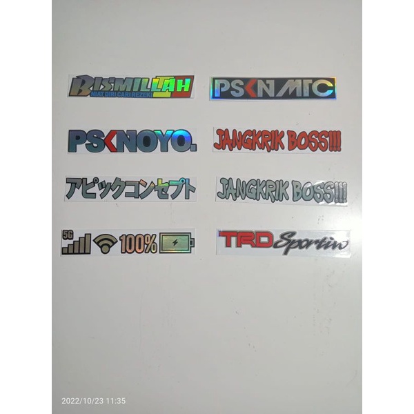 Jual stiker catting, stiker variasi motor, stiker murah berkualitas ...
