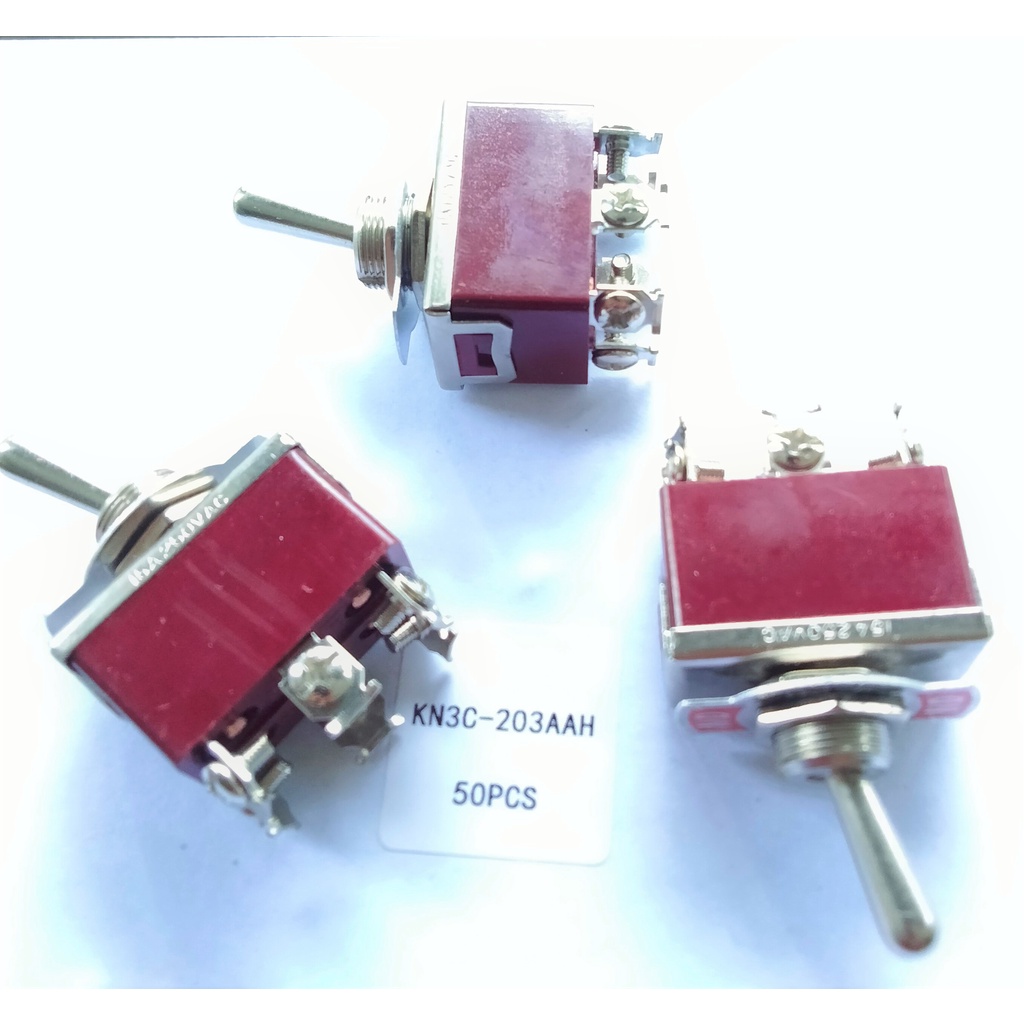 Jual SWITCH TOGEL TOGGLE SAKLAR TOGLE 6PIN 6 PIN ON OFF 15A 15 AMPER ...