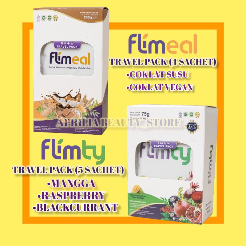 Jual FLIMEAL MEAL REPLACEMEMT FLIMTY FIBER DIET DETOX TRAVEL PACK ...