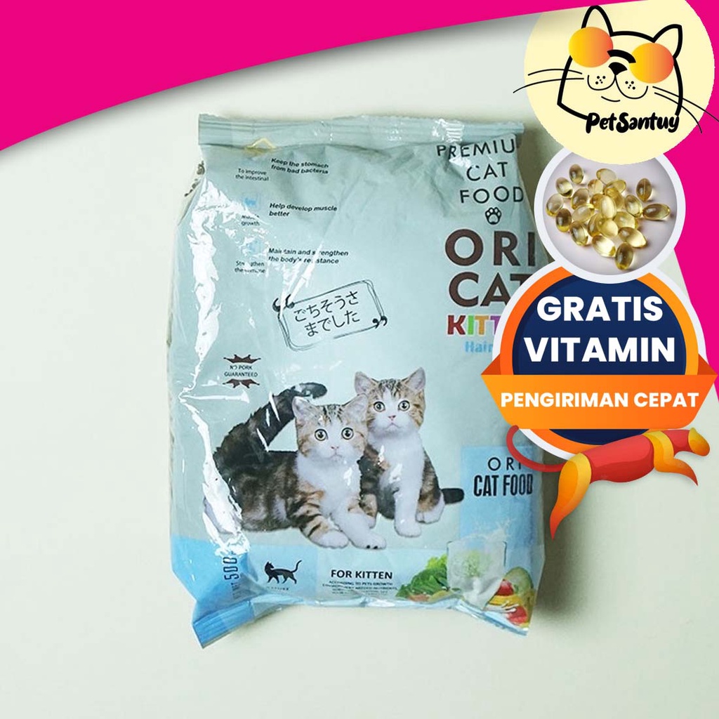Jual Makanan Anak Kucing Ori Cat Kitten 800g/Setara Bold Pakan Kucing ...