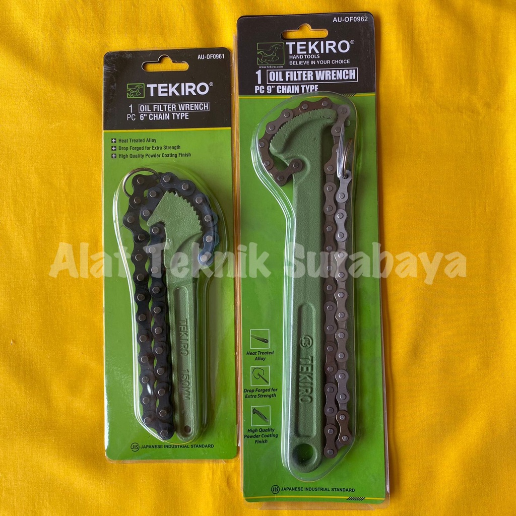 Jual KUNCI OLI FILTER RANTAI TEKIRO 6" 9" INCH OIL FILTER WRENCH CHAIN ...