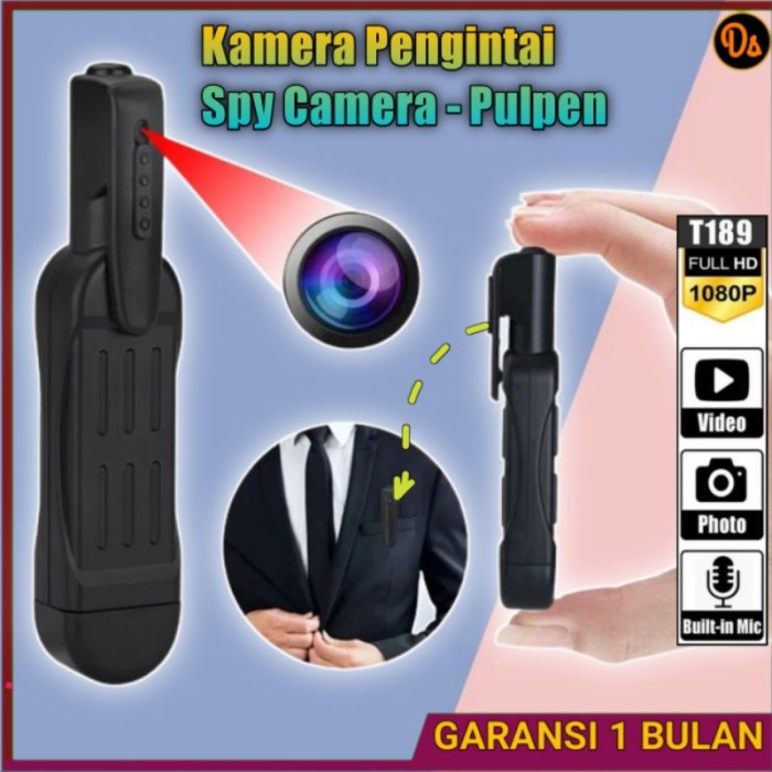 Jual Kamera Cctv Pengintai Mini Spy Camera Mini Bentuk Pulpen Clip ...