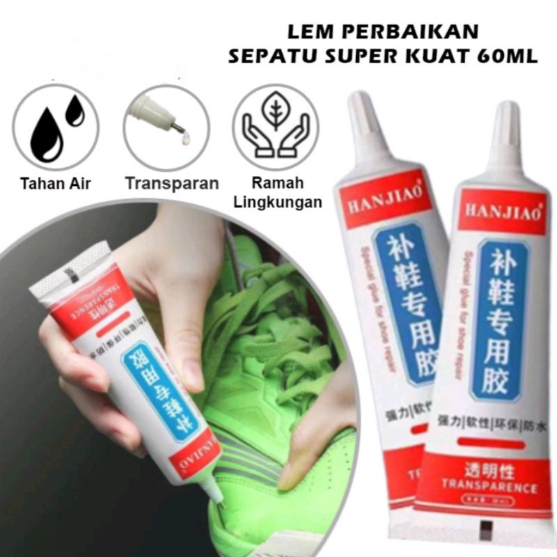 Jual Lem Perekat Sepatu Super Kuat / Lem Sepatu Tahan Air / Cairan Penambal Sol Sepatu Sandal ...