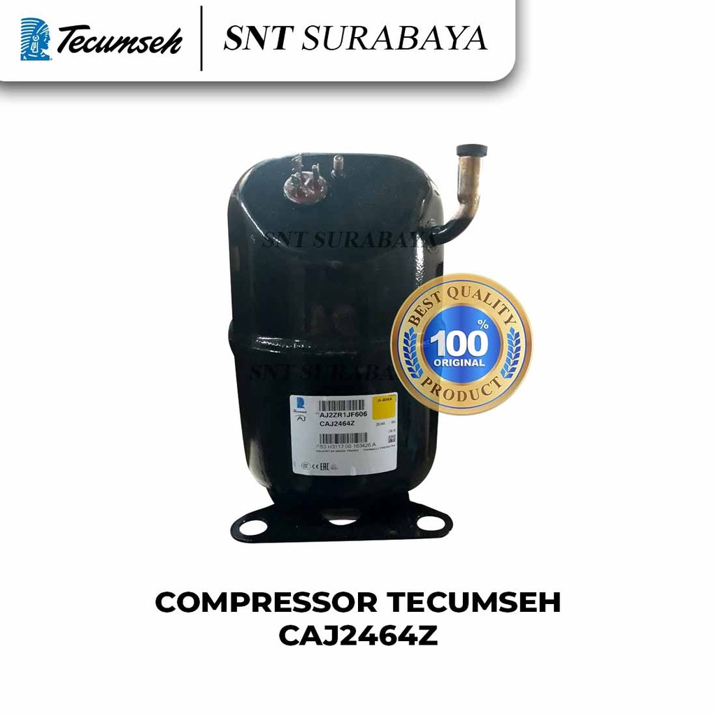 Jual Compressor Tecumseh CAJ 2464Z - Kompresor Tecumseh CAJ2464Z 1,5PK ...
