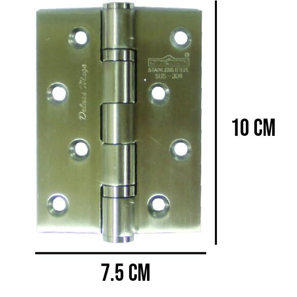 Jual ENGSEL PINTU DEKKSON ESS DL 4X3X3MM 2BB SSS HINGE | Shopee Indonesia