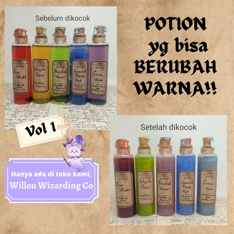 Jual Harry Potter Potion Magic Potion Ver 1 Polyjuice Potion Color ...