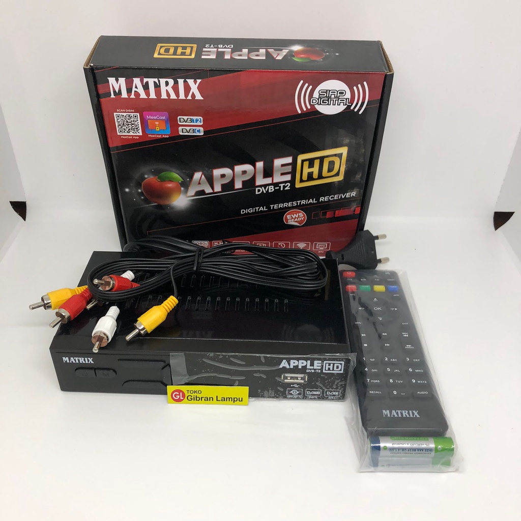 Jual STB Matrix Apple - Set Top Box Matrix Apple DVB T2 - STB TV ...