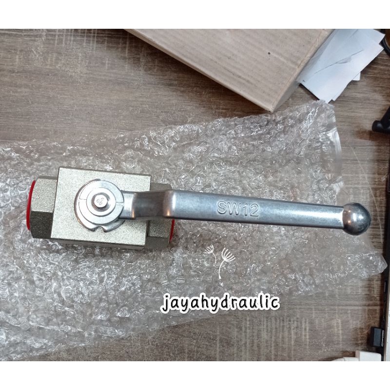 Jual Ball valve hydraulic 2way 1/2" / ball valve 1/2" | Shopee Indonesia
