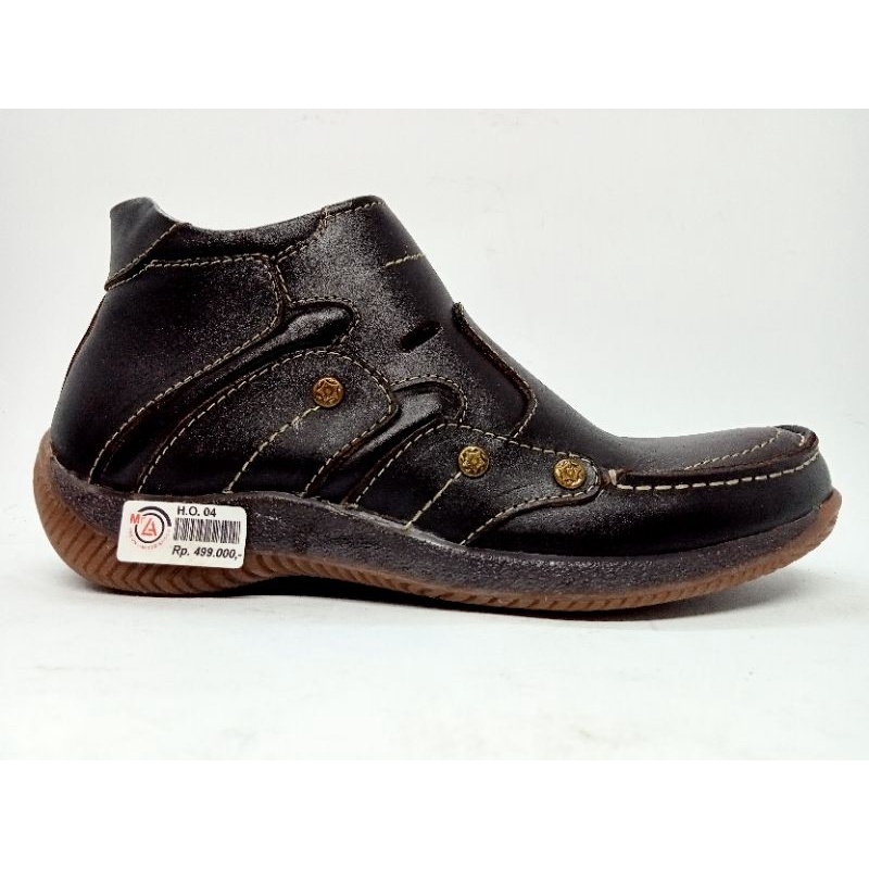 Jual sepatu boots pria sepatu semi boot pria sepatu kulit pria sepatu ...