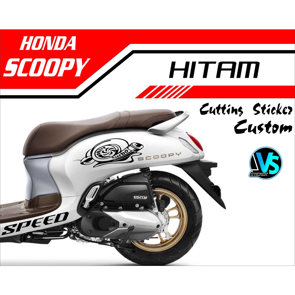 Jual Stiker Scoopy Keong Speed Siput Balap Cutting Sticker Honda Scoopy ...