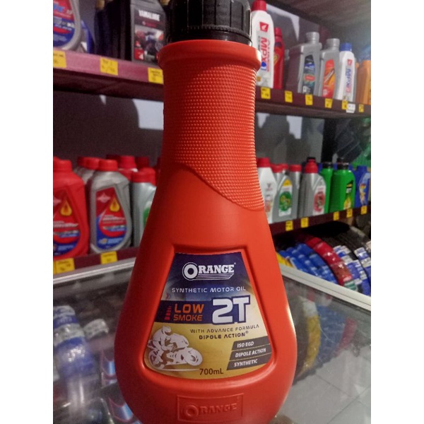 Jual OLI ORANGE 2T 700ml original tutup hitam | Shopee Indonesia