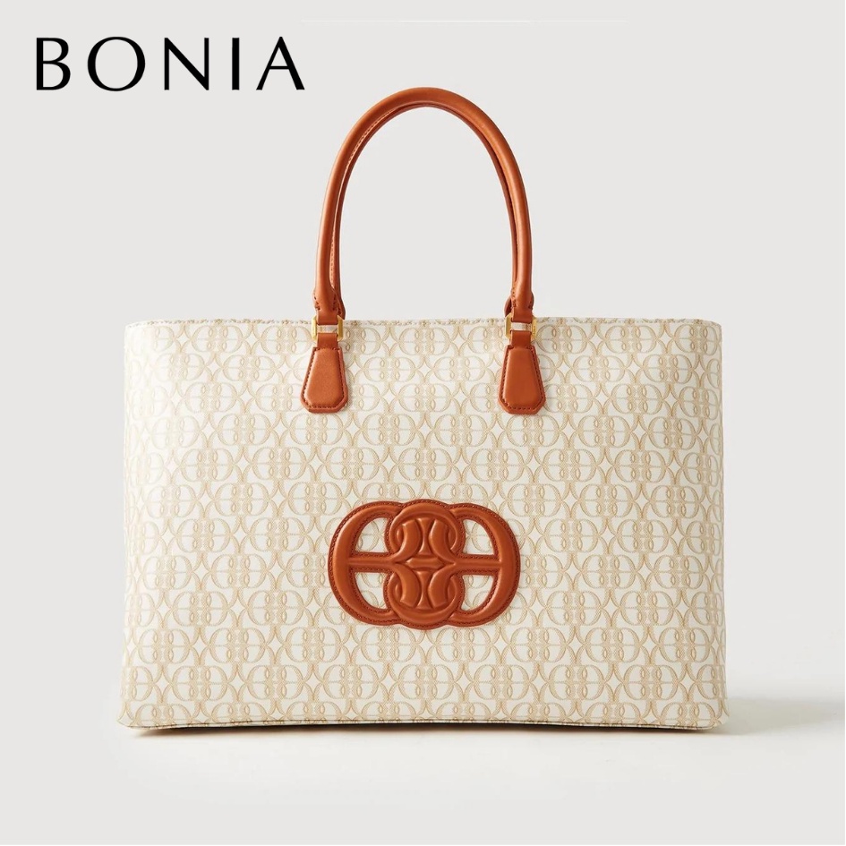 Jual Bonia - La Luna Monogram Tote Bag | Shopee Indonesia