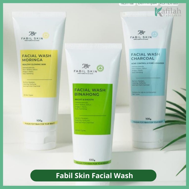 Jual Fabil Sabun Wajah Herbal Facial Wash 6 Authentic Sunnah Perawatan ...