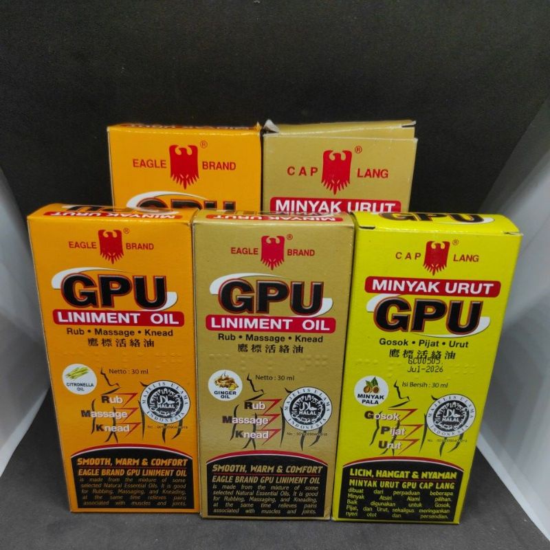 Jual GPU OIL (MINYAK URUT) | SEREH | JAHE | PALA elang | Shopee Indonesia