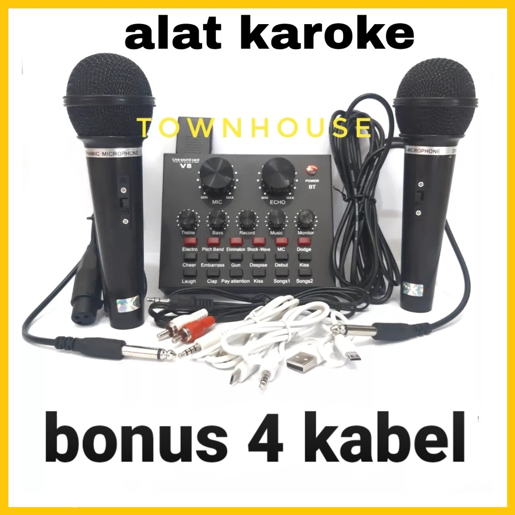Jual Karaoke Karoke Studio /Mic Rekaman HP Laptop Youtuber Streaming ...