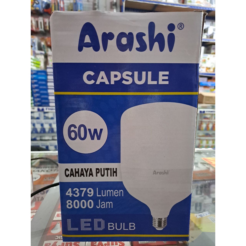 Jual Lampu Led Arashi 60 Watt / Lampu Capsule Arashi 60W | Shopee Indonesia