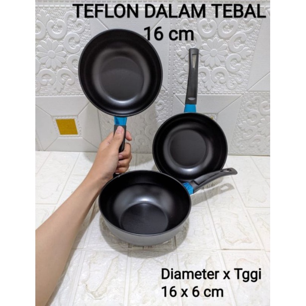 Jual Teflon Dalam Tebal Isi 3 Pcs Ukuran 16cm | Shopee Indonesia