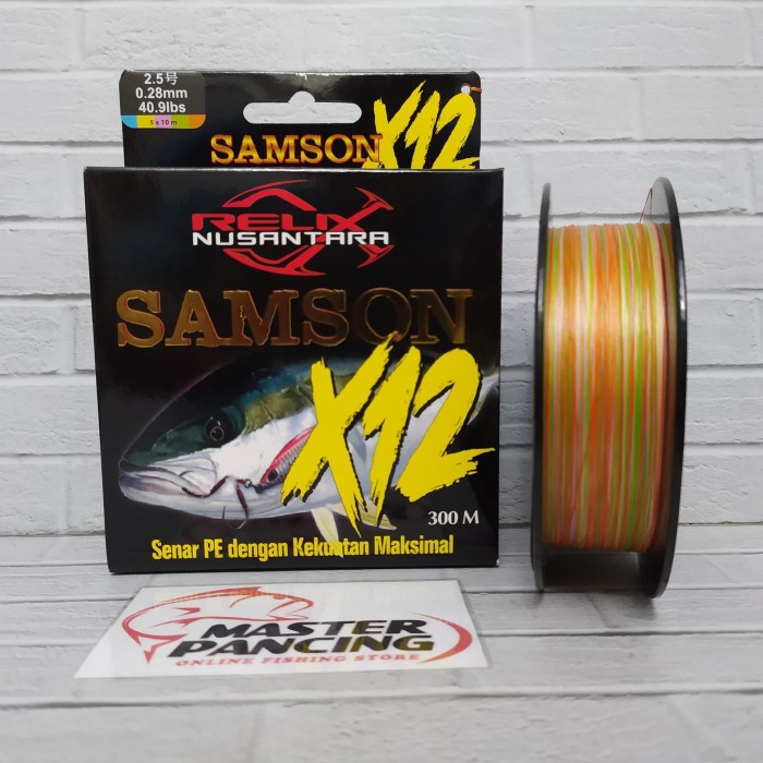 Jual Senar Pe Relix Nusantara Samson X12 - Pe 2.5 - 300m | Shopee Indonesia