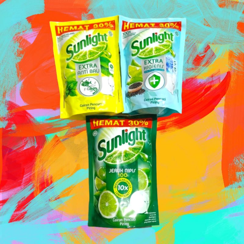 Jual Sunlight Sabun Cuci Piring Macam-Macam Varian 600ml dan 910 ml ...