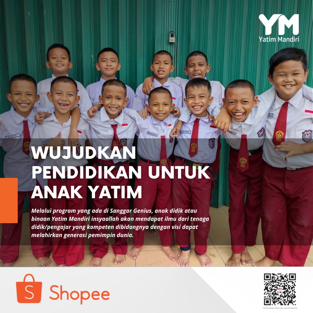 Jual Wujudkan Pendidikan Anak Yatim - Yatim Mandiri | Shopee Indonesia