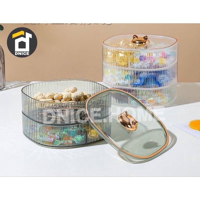 Jual DNICE Snack Box wadah Fruit Candy Box Toples Makanan Kecil Kotak ...