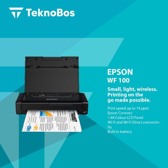 Jual PRINTER EPSON WF 100 / WF100 | Shopee Indonesia