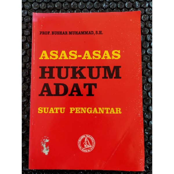 Jual asas-asas hukum adat suatu pengantar prof bushar muhammad | Shopee ...