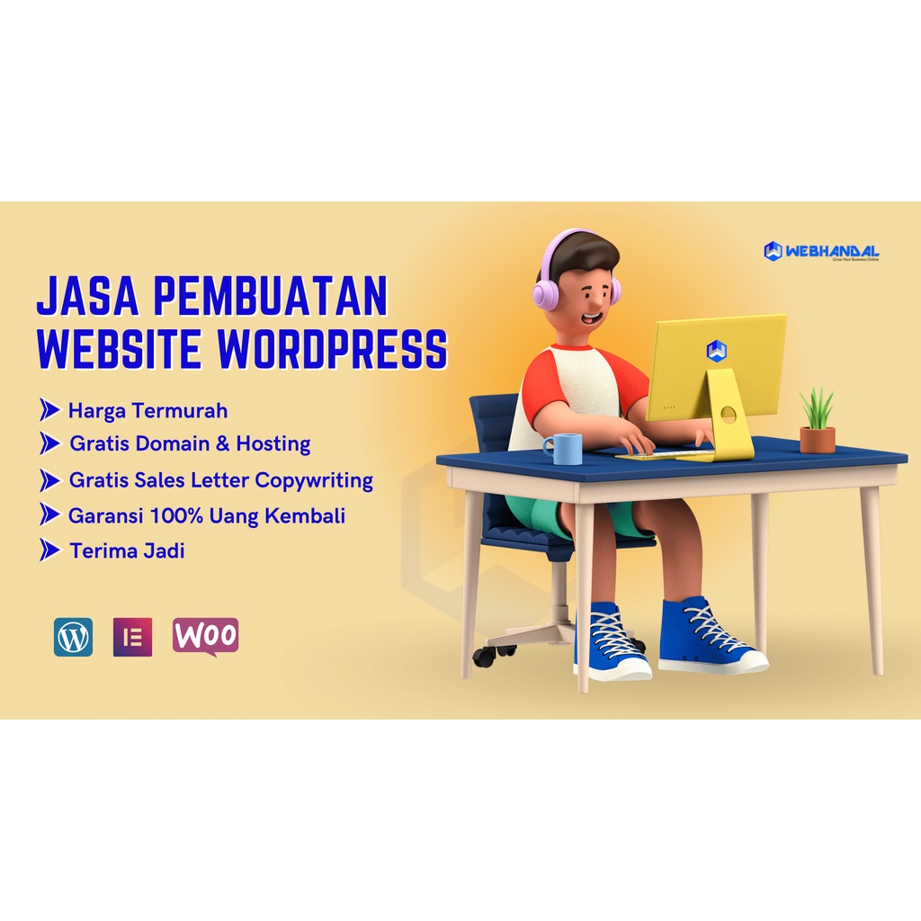 Jual Jasa Pembuatan Website Wordpress Murah | Shopee Indonesia