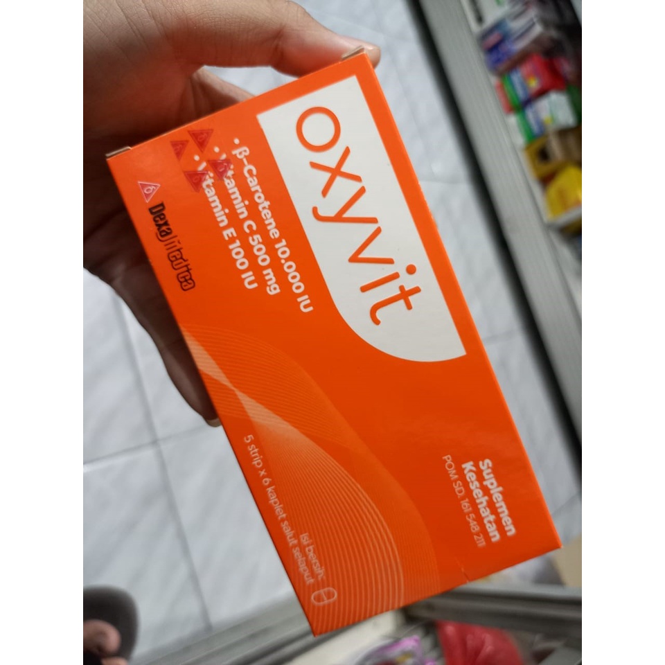 Jual OXYVIT TAB / Multivitamin / Beta-Karoten / Vitamin Mata (1strip ...
