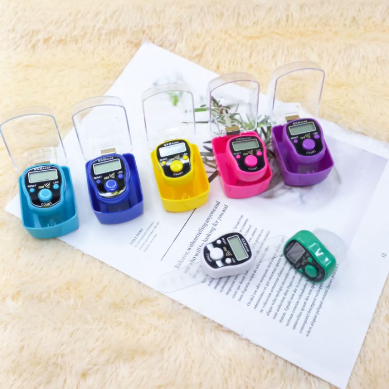 Jual Tasbih Digital Tally Counter Tasbih Led Digital Alarm led Finger ...