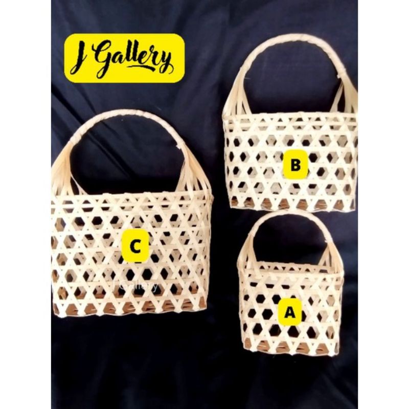 Jual TERMURAH RAPIH Anyaman Bambu Tas PALING RAPIH Keranjang Serbaguna ...