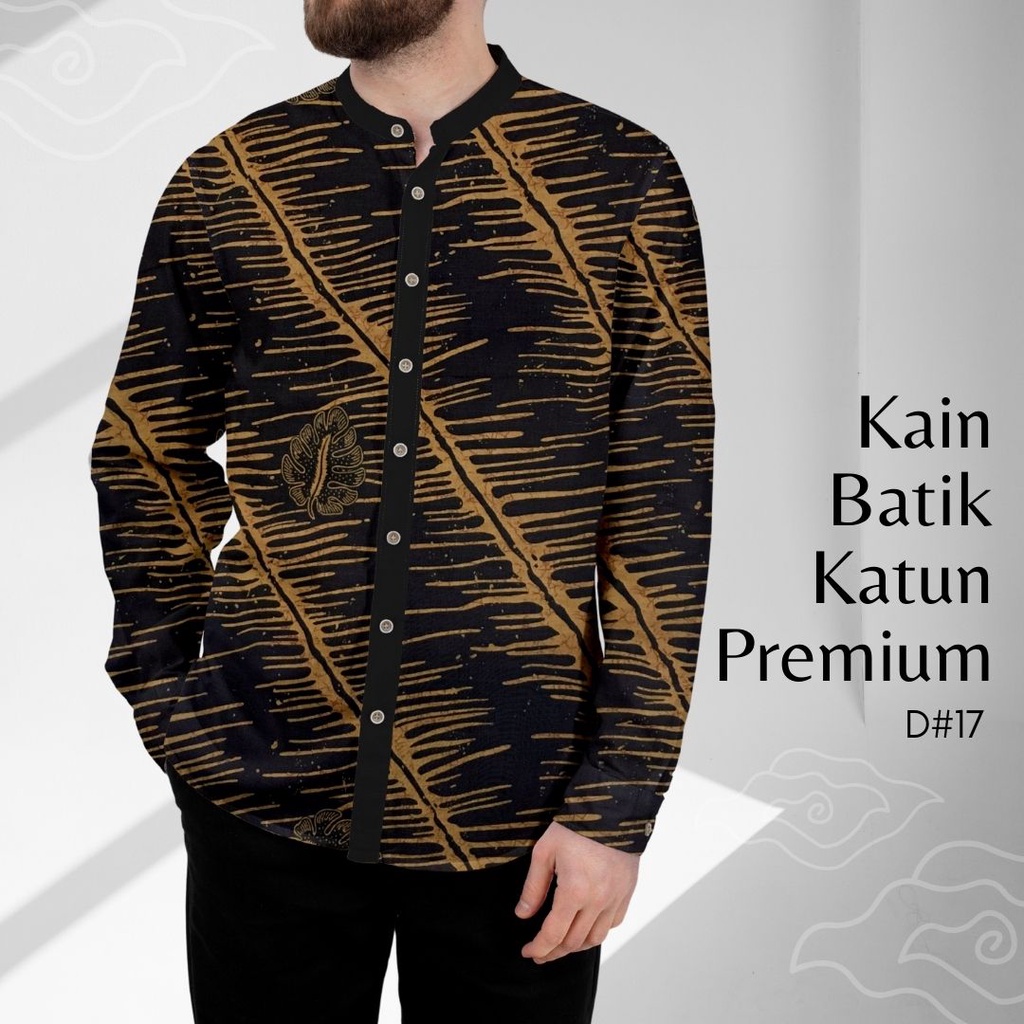 Jual [D17] ½ meter KAIN BATIK KATUN METERAN/ KAIN BATIK SERAGAM/ BATIK ...