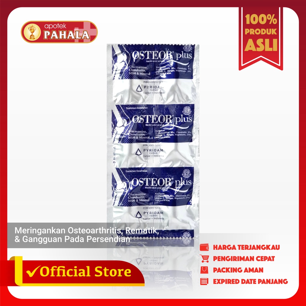 Jual Osteor Plus 1 Strip 6 Tab | Membantu Memelihara Kesehatan ...