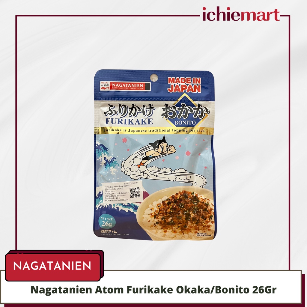 Jual Nagatanien Atom Furikake Okaka/Bonito 26 Gr | Shopee Indonesia