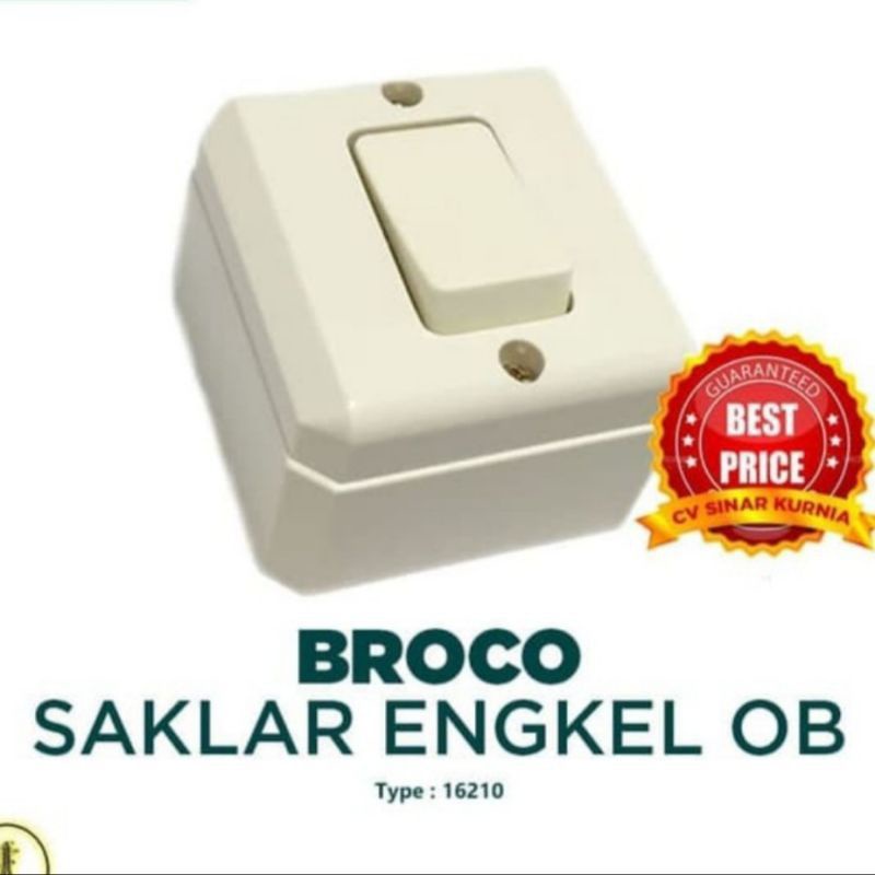 Jual Saklar outbow OB Engkel Broco persegi 16210 | Shopee Indonesia